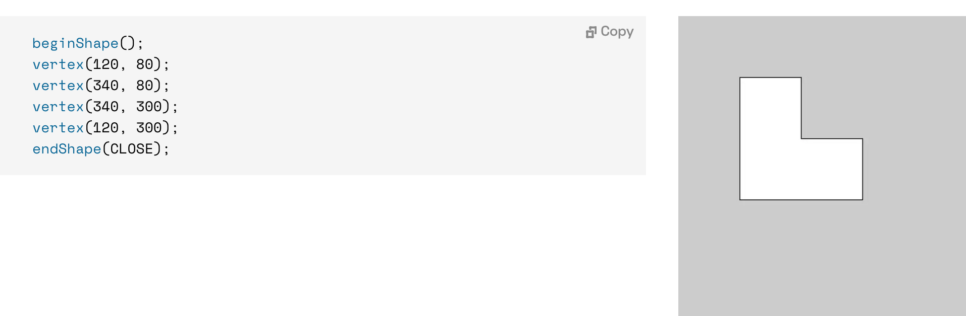 wrong code snippet in beginShape reference example · Issue #327 · processing/processing-website ...