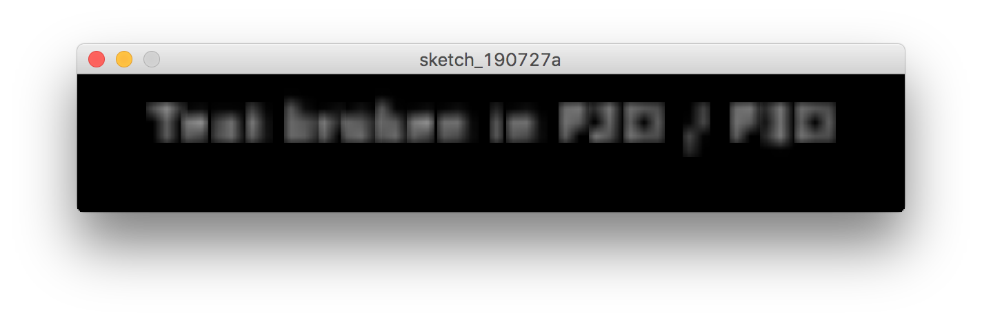 textSize() not working as expected in P2D / P3D · Issue #5897 · processing/processing · GitHub