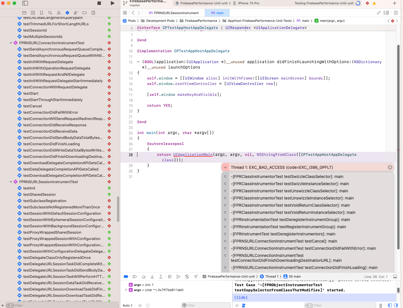 Fix Performance Unit Tests On Xcode 15 · Issue 11903 · Firebasefirebase Ios Sdk · Github 
