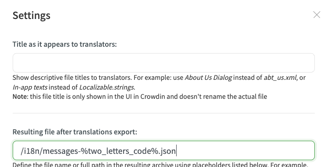 Setting the translation parameter should not change the project configuration · Issue #134 ...