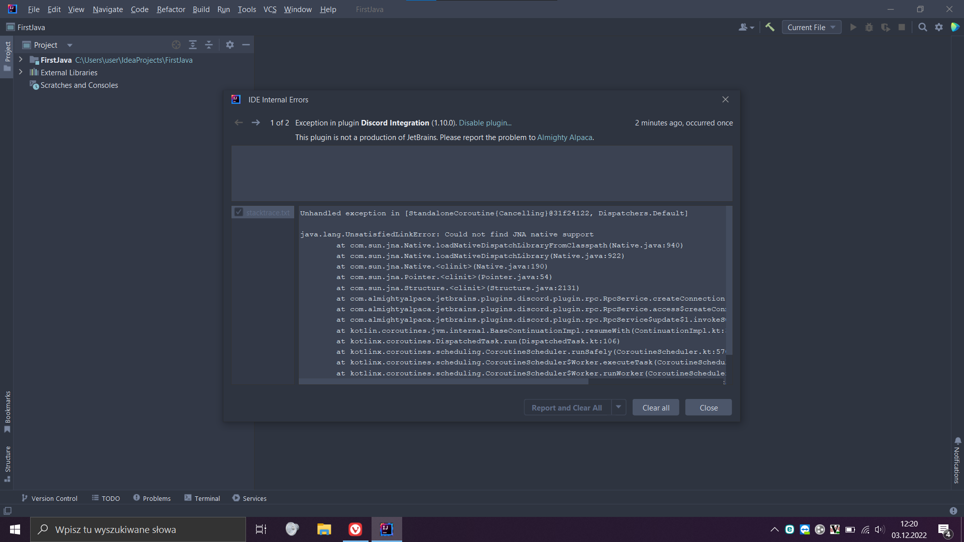 Exception in Plugin Discord Integration · Issue #256 · Almighty-Alpaca ...
