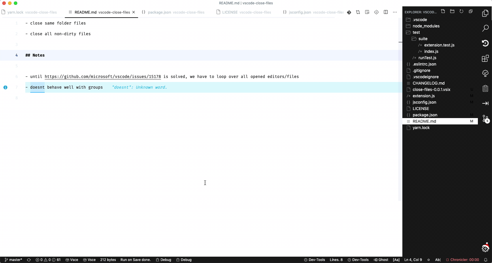 GitHub - ctf0/vscode-close-files