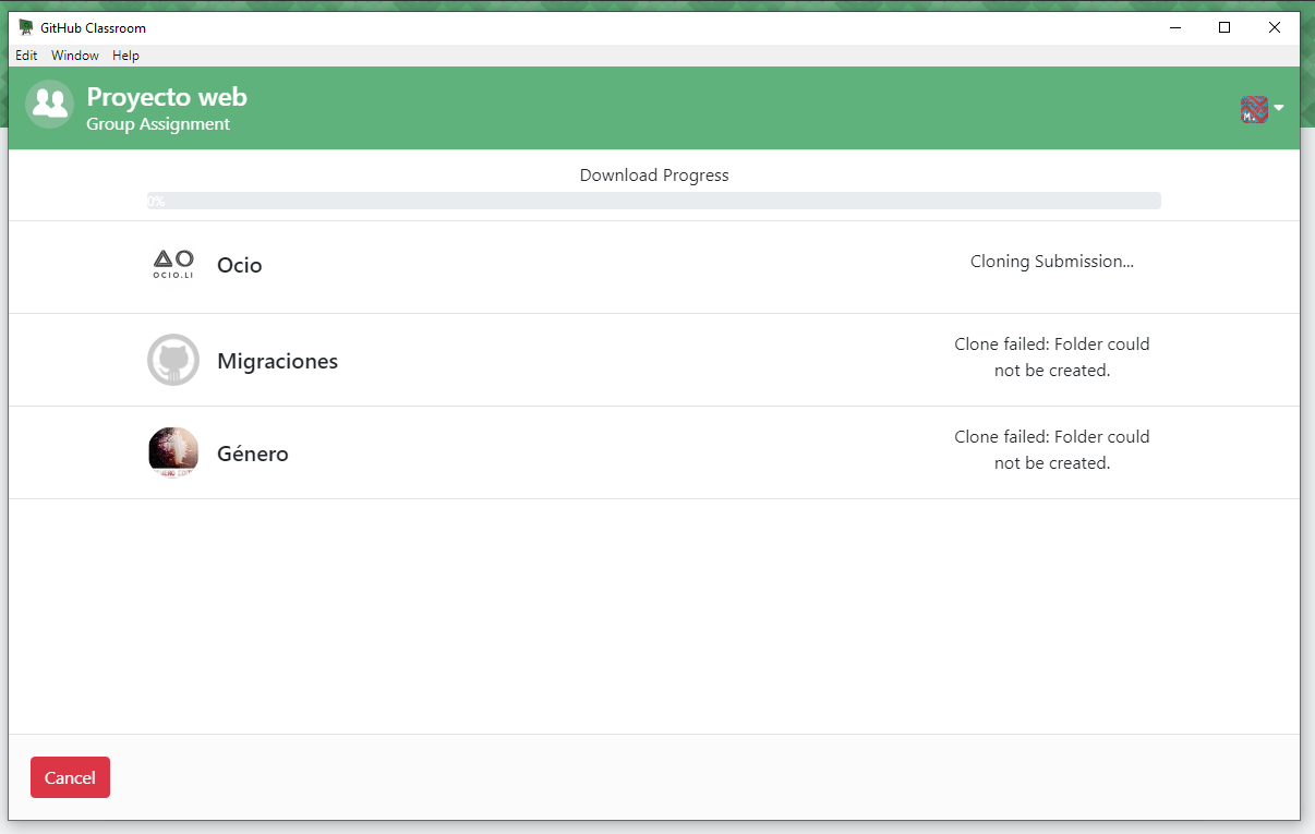 Only the first repo gets successfully cloned · Issue #108 · github-education-resources/classroom ...