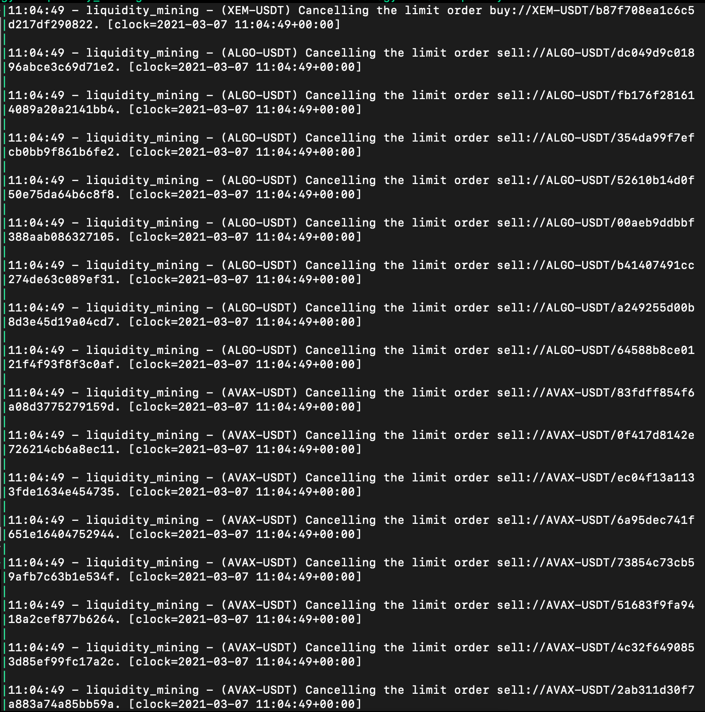 LM strategy - Paper trade mode is not properly handling cancelled and no filled orders · Issue ...