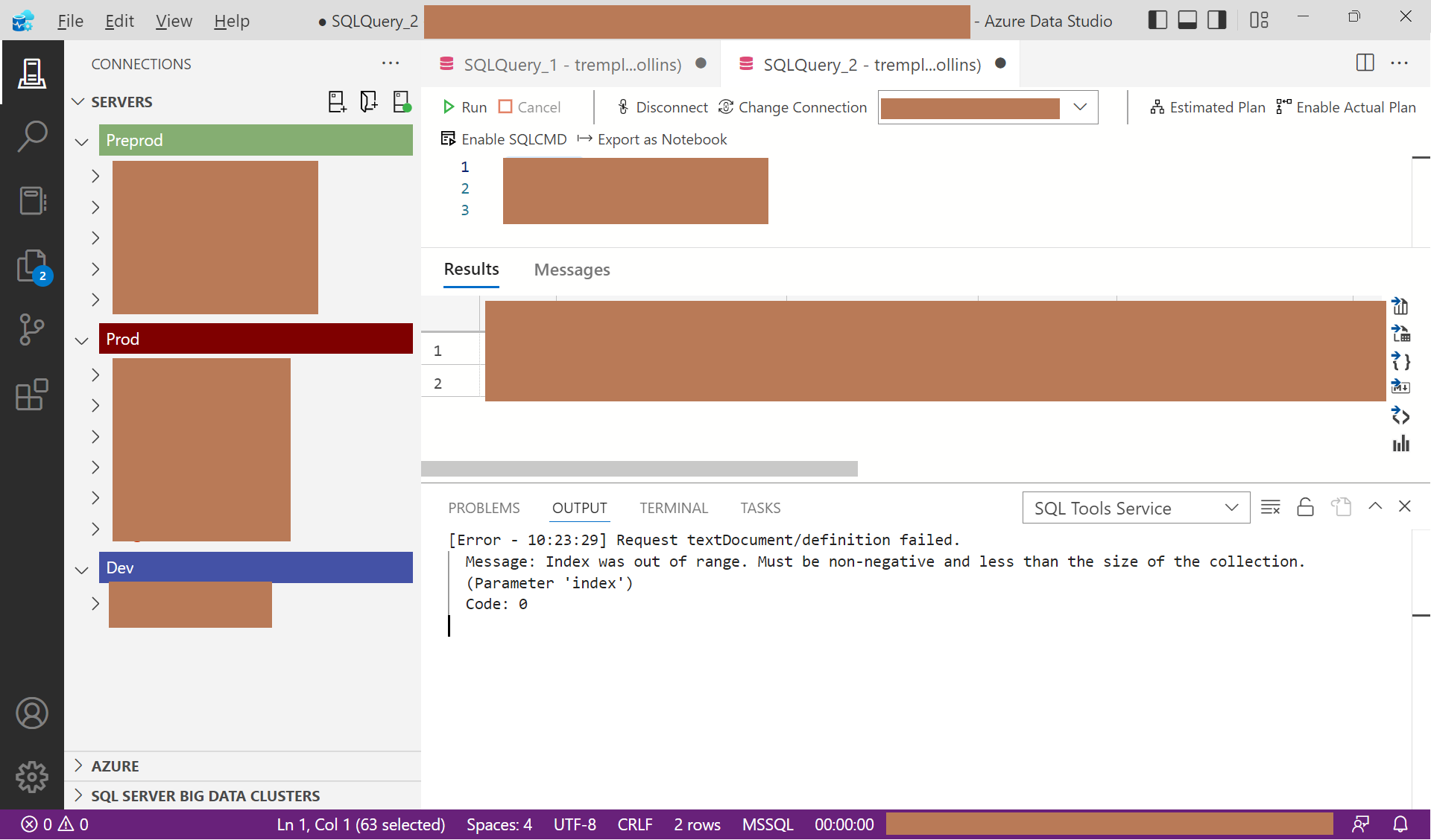 Output popping up all the time - very annoying · Issue #21854 · microsoft/azuredatastudio · GitHub