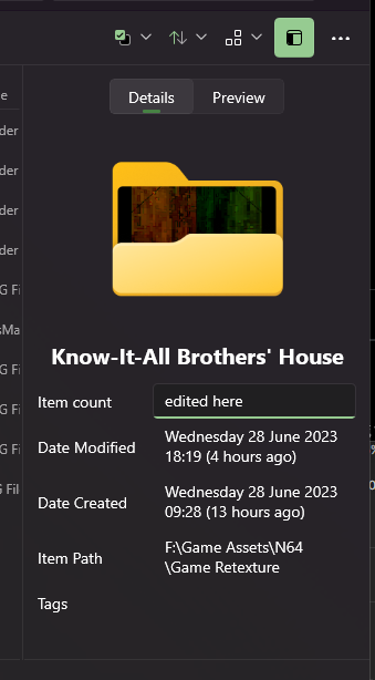 Issue: Preview Pane fields should be read-only · Issue #12781 · files-community/Files · GitHub