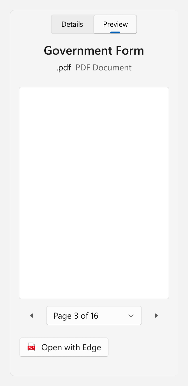 PDF be vertical rather then horizontal scrolled in preview section ...