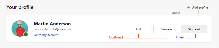 Proposal: Define and implement distinct button styles, outline, fill, and ghost · Issue #1054 ...