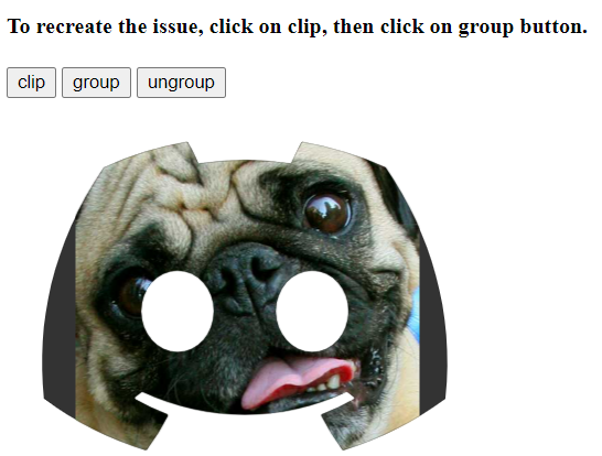 Issue while converting a clipped image and mask to a group · Issue #7996 · fabricjs/fabric.js ...
