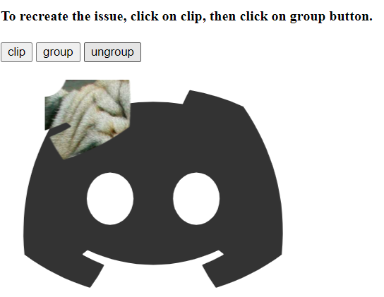 Issue While Converting A Clipped Image And Mask To A Group · Issue 7996 · Fabricjs Fabric Js