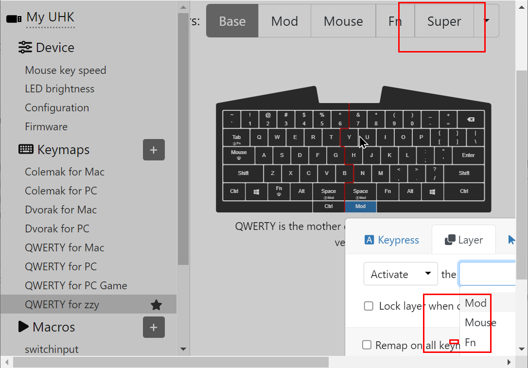 【bug report】no switch to super or other added layers on uhk agent 2.1.2 · Issue #2007 ...