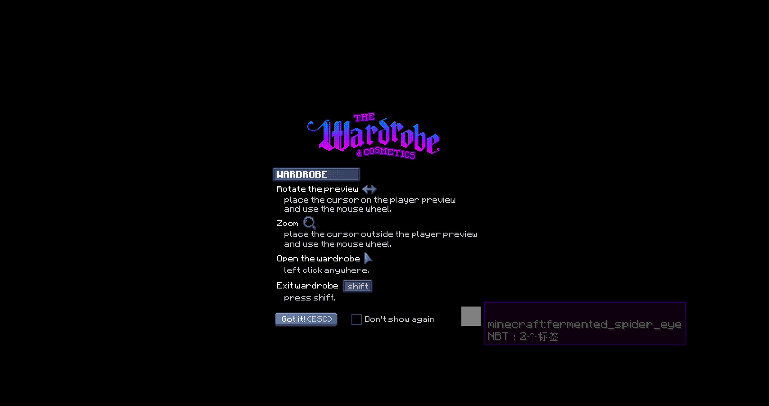 players can take tutorial item · Issue #21 · PluginBugs/Issues-CosmeticsCore · GitHub