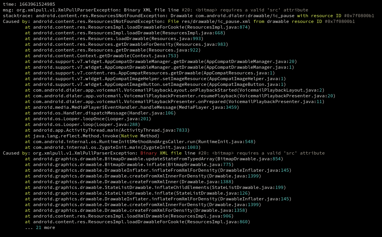 Dialer is crashing when trying to play visual voicemail message · Issue #25 · crdroidandroid ...
