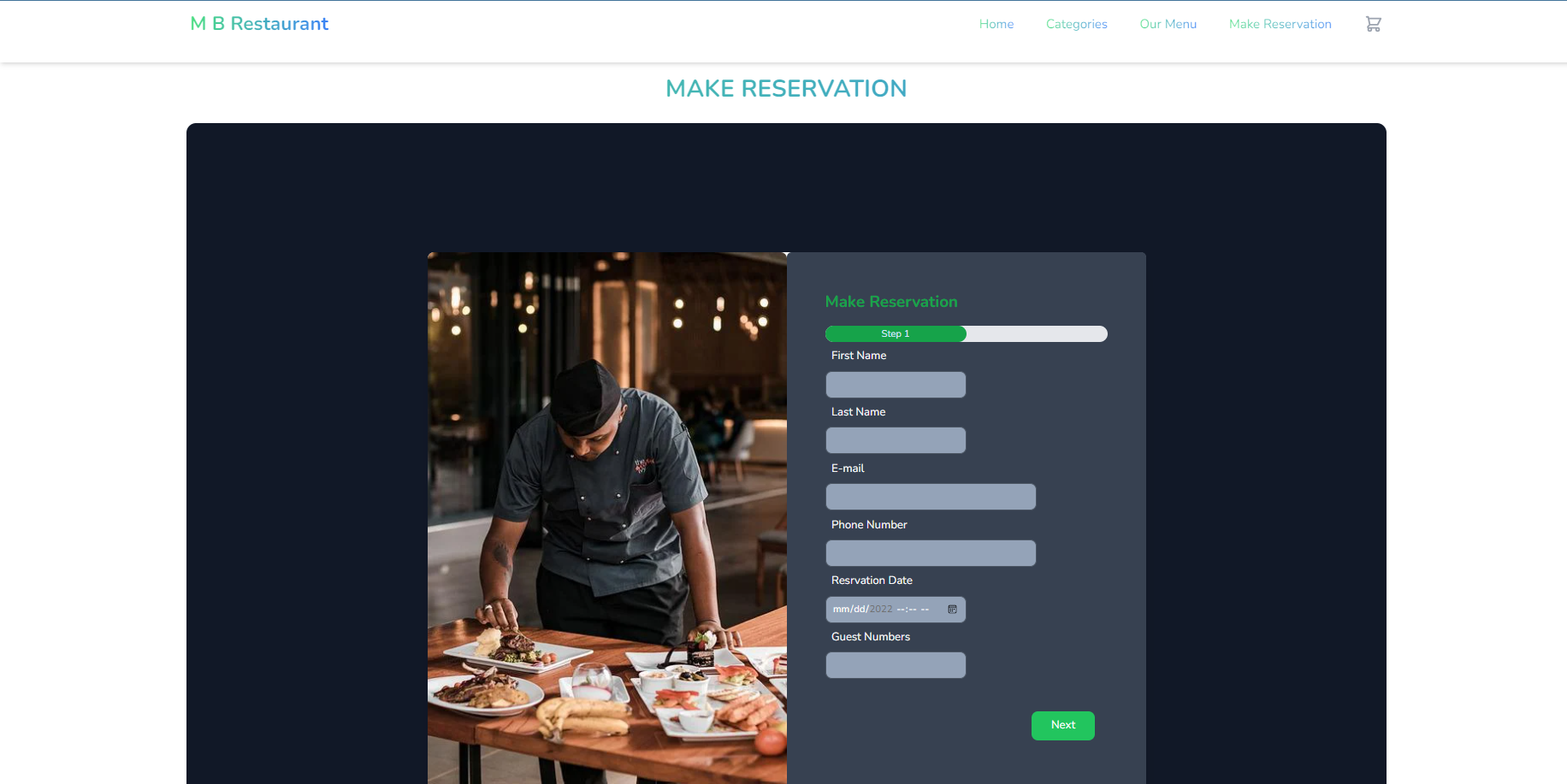GitHub - mohannad-balam/restaurant-reservation-system
