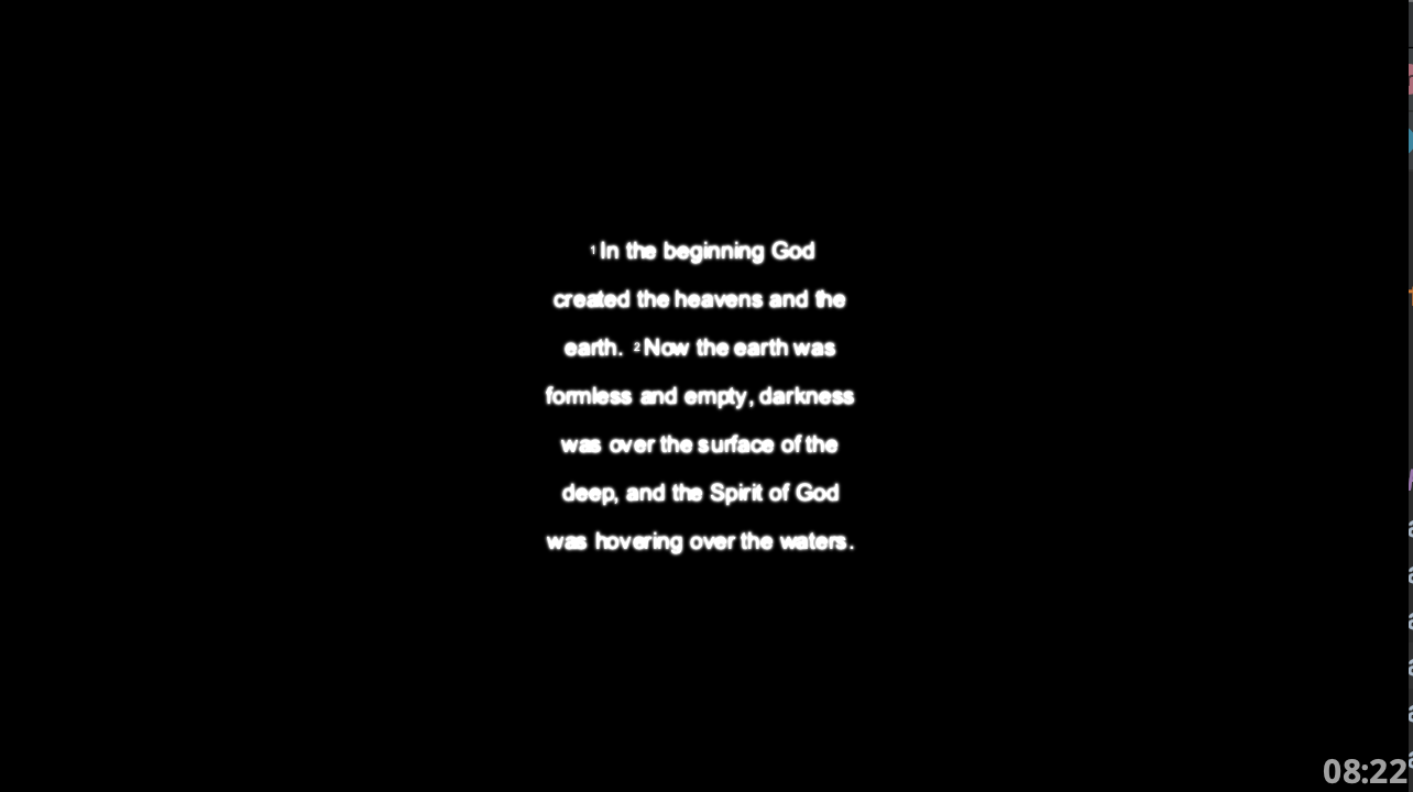 Lyrics on stage display are very small · Issue #334 · quelea-projection ...