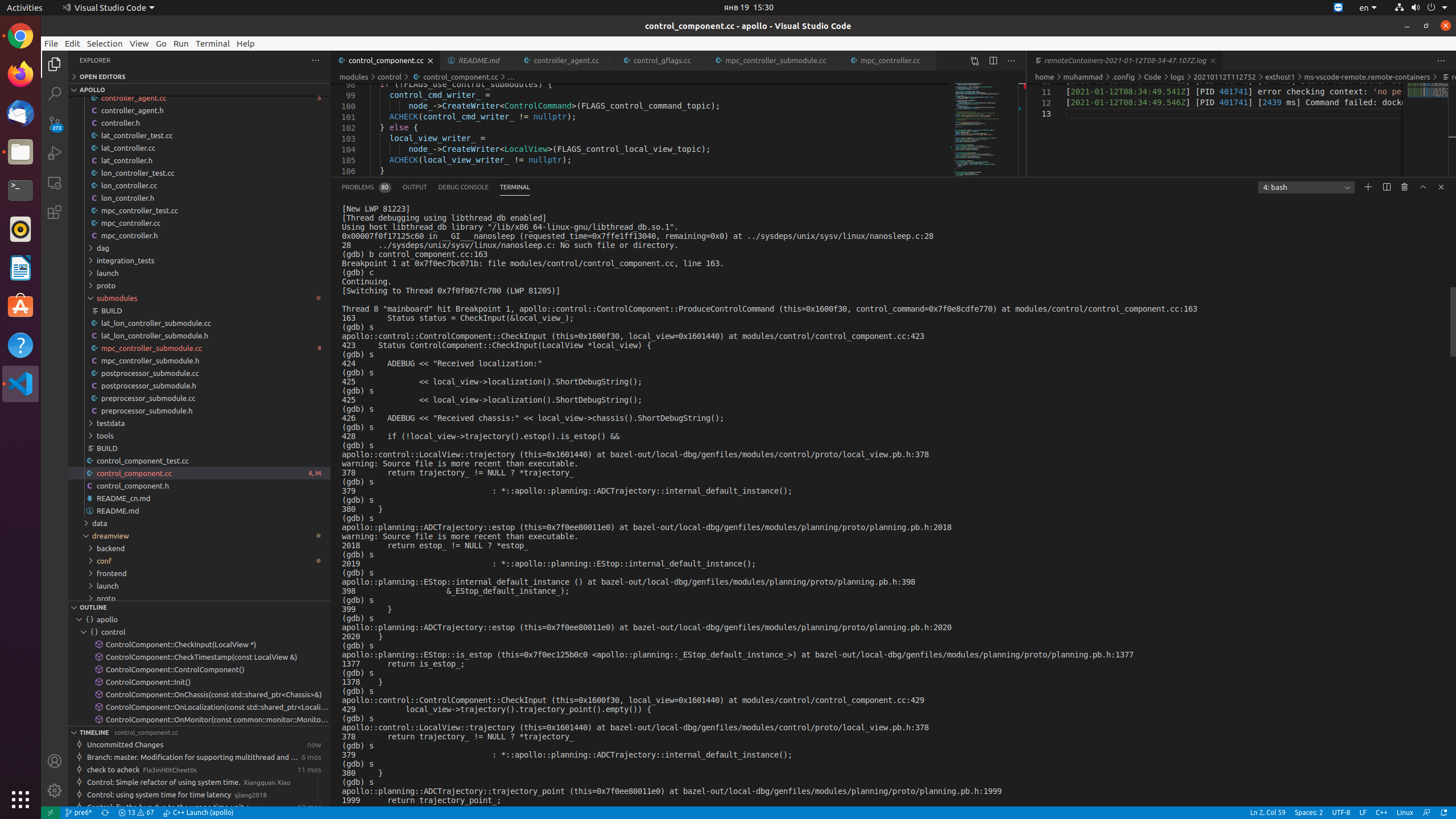 Help Wanted - Control Module · Issue #13330 · ApolloAuto/apollo · GitHub