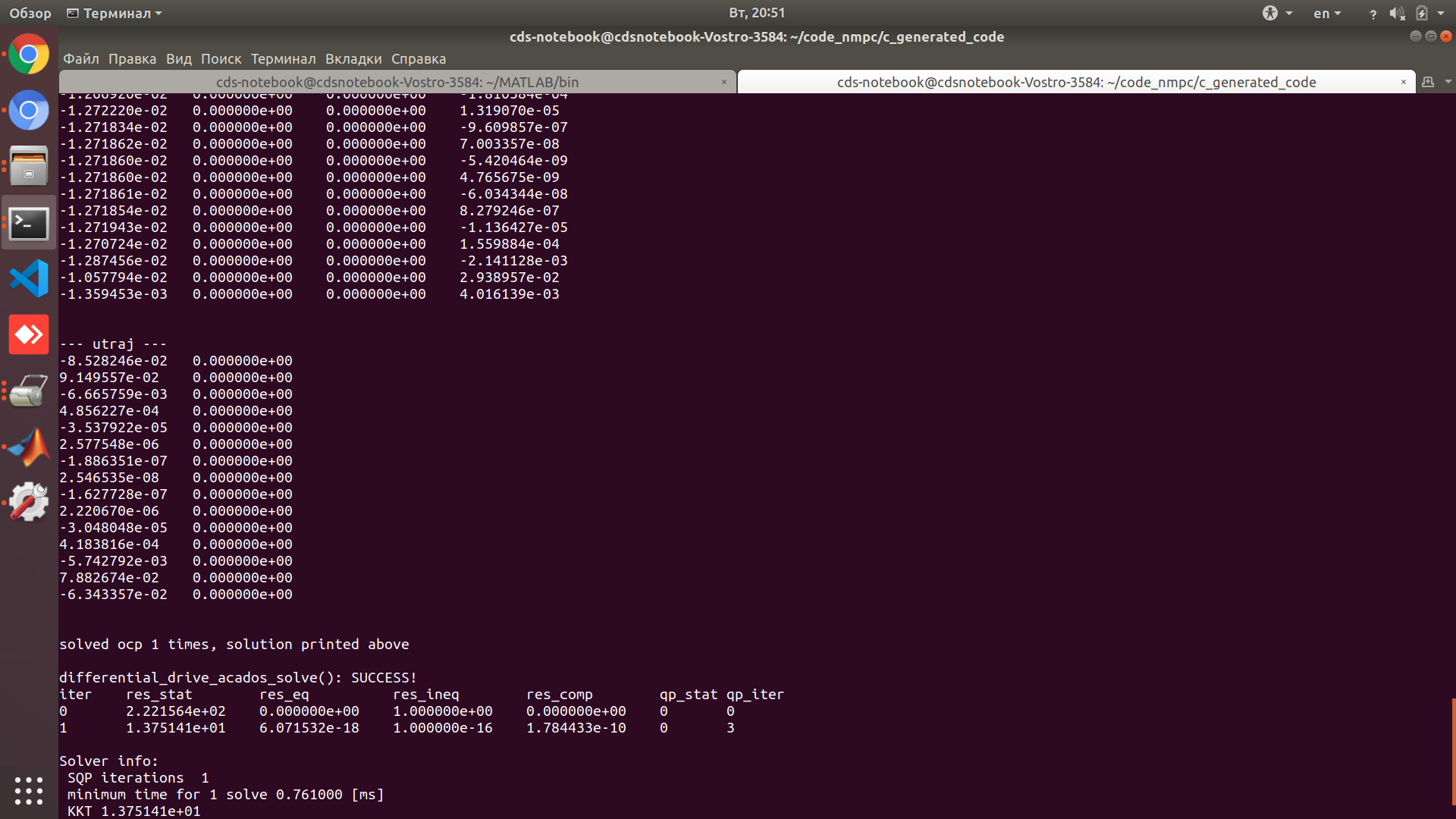 C-code is not generated correctly in Matlab · Issue #770 · acados ...