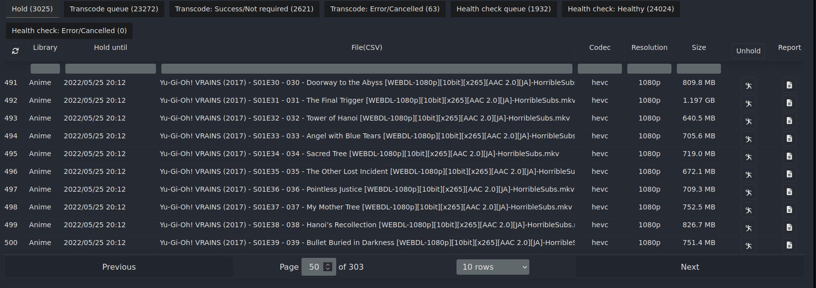 When filtering hold transcode queue by title, page number does not reset to 1 · Issue #608 ...