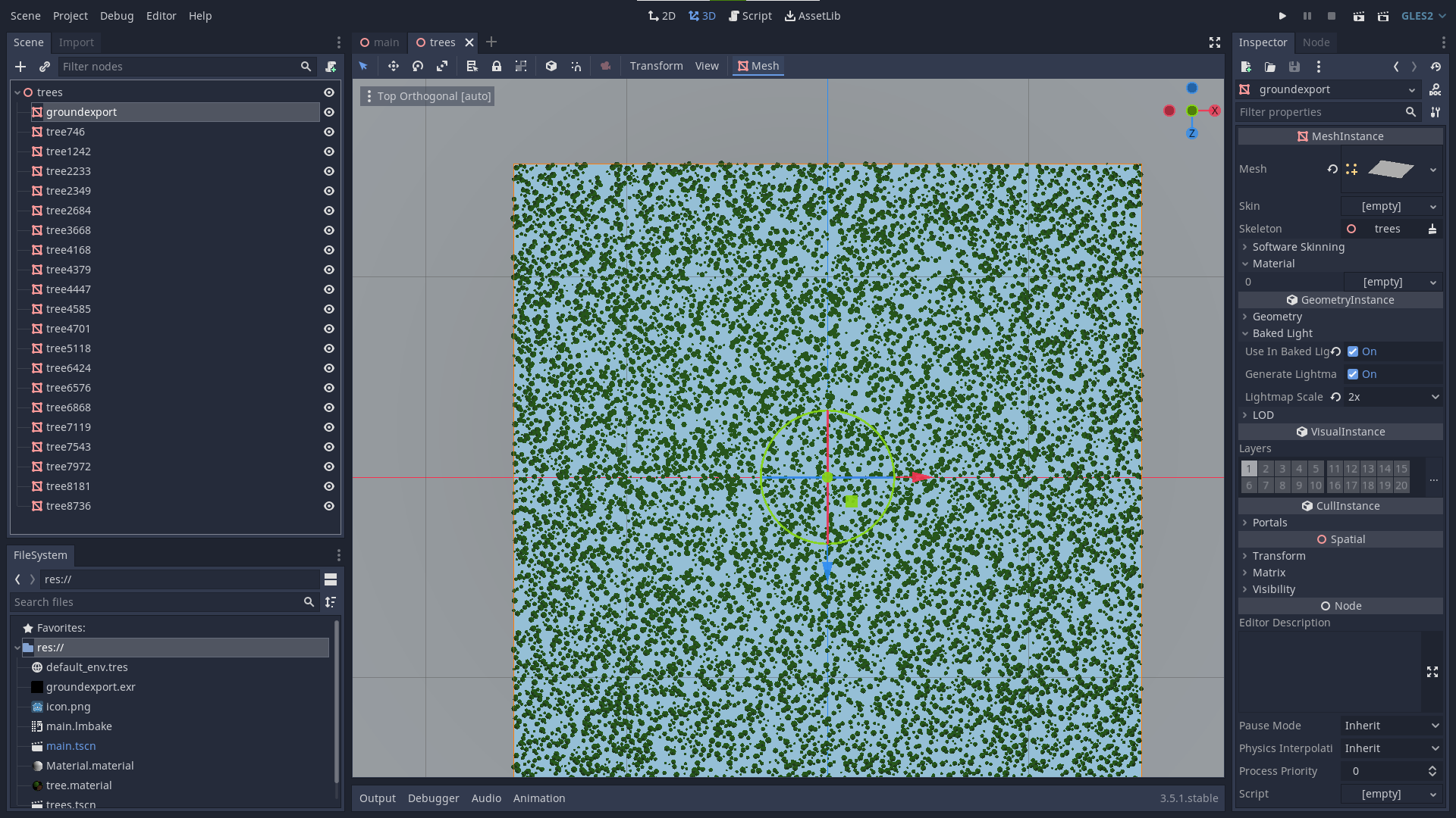 Only center portion of a large scene gets baked light in Godot 3.5.1 · Issue #67665 ...