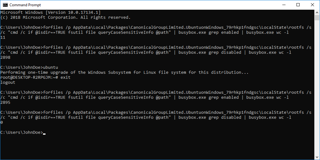 File System Upgrade · Issue 3119 · Microsoftwsl · Github 