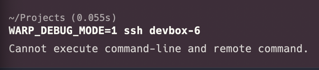 Remotecommand doesn't work · Issue #1761 · warpdotdev/Warp · GitHub