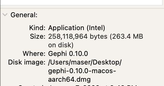 Gephi 0.10.0 for macOS (Silicon) -- looks to be an intel version · Issue #2726 · gephi/gephi ...