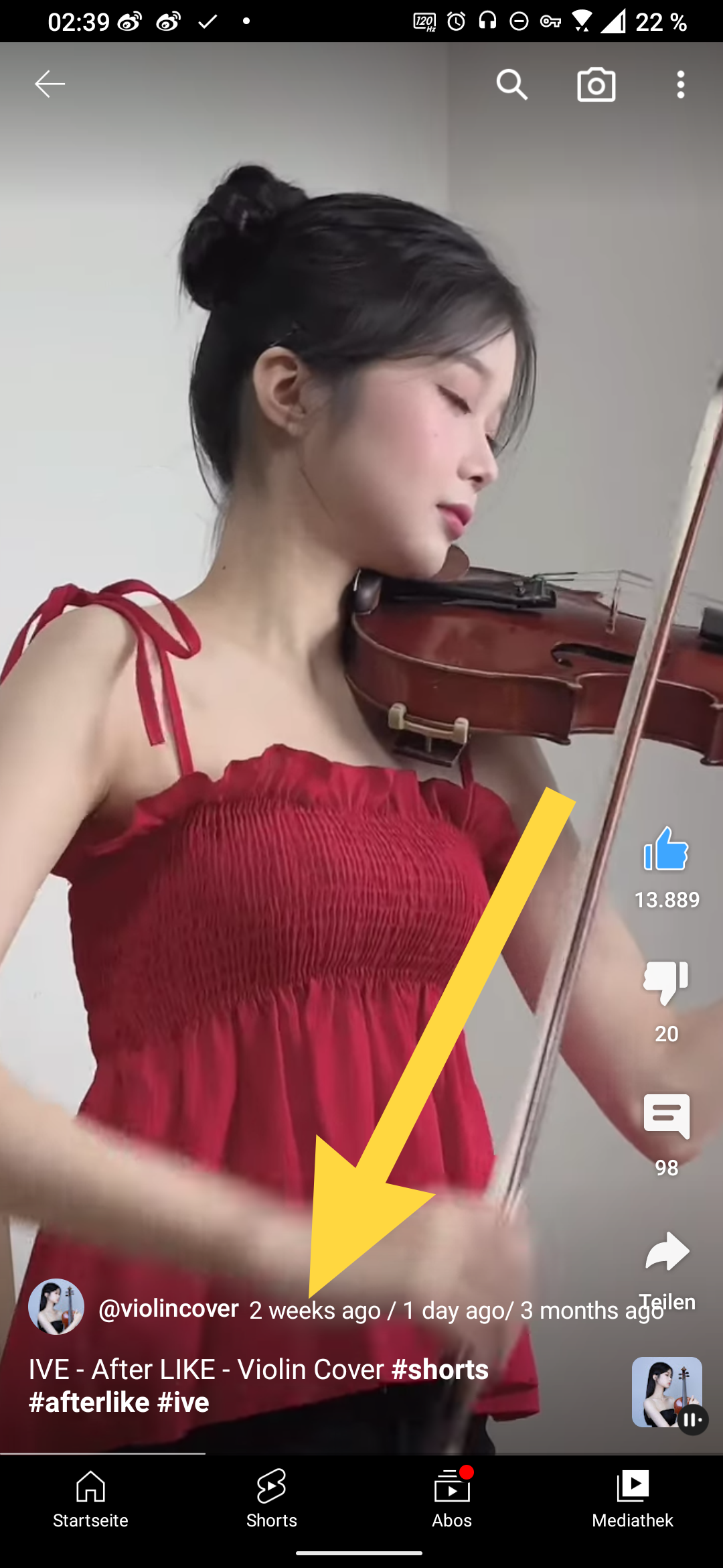 feat(patch): Add upload date to Shorts · Issue #301 · inotia00/ReVanced_Extended · GitHub