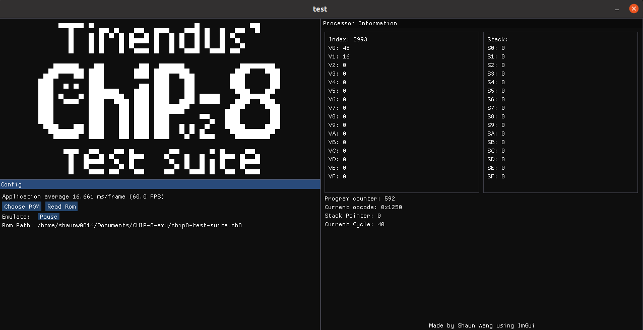 GitHub - Shaunw0814/CHIP-8-emu: Chip8 interpreter built with CPP and ImGui