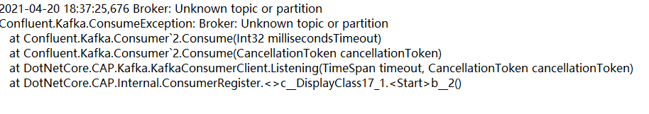 kafka发送消息成功无法接受到消费信息 · Issue #838 · dotnetcore/CAP · GitHub