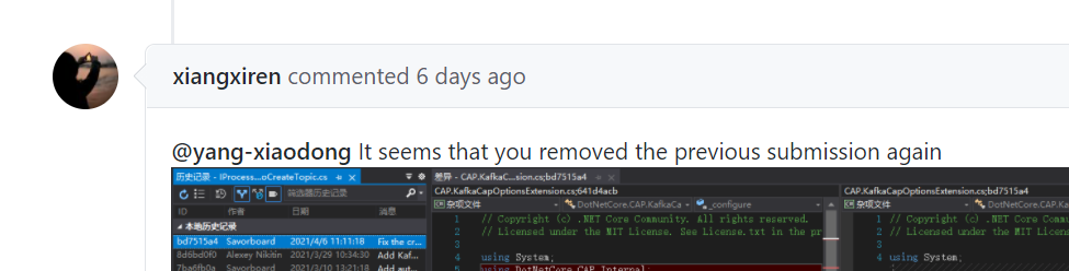 kafka发送消息成功无法接受到消费信息 · Issue #838 · dotnetcore/CAP · GitHub