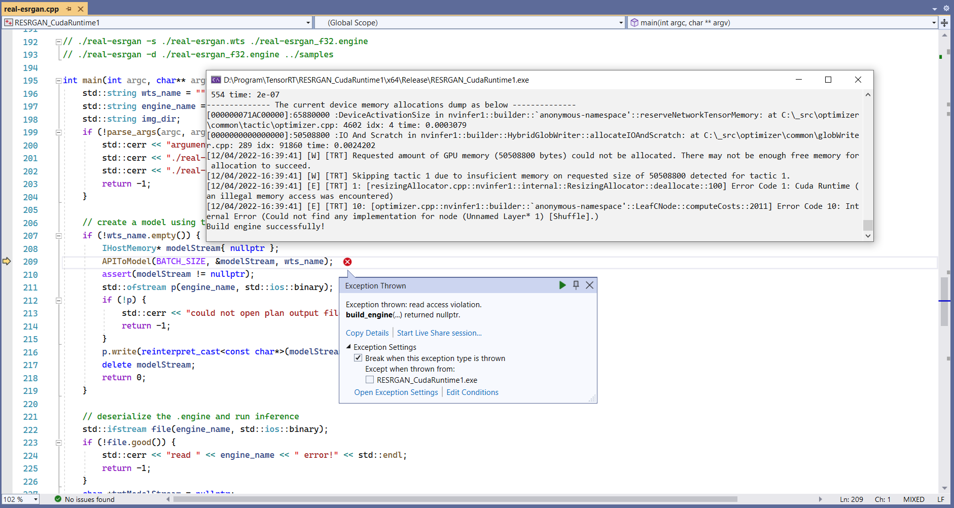 Error when creating 16fp engine in windows for large images · Issue #8 · yester31/Real_ESRGAN ...