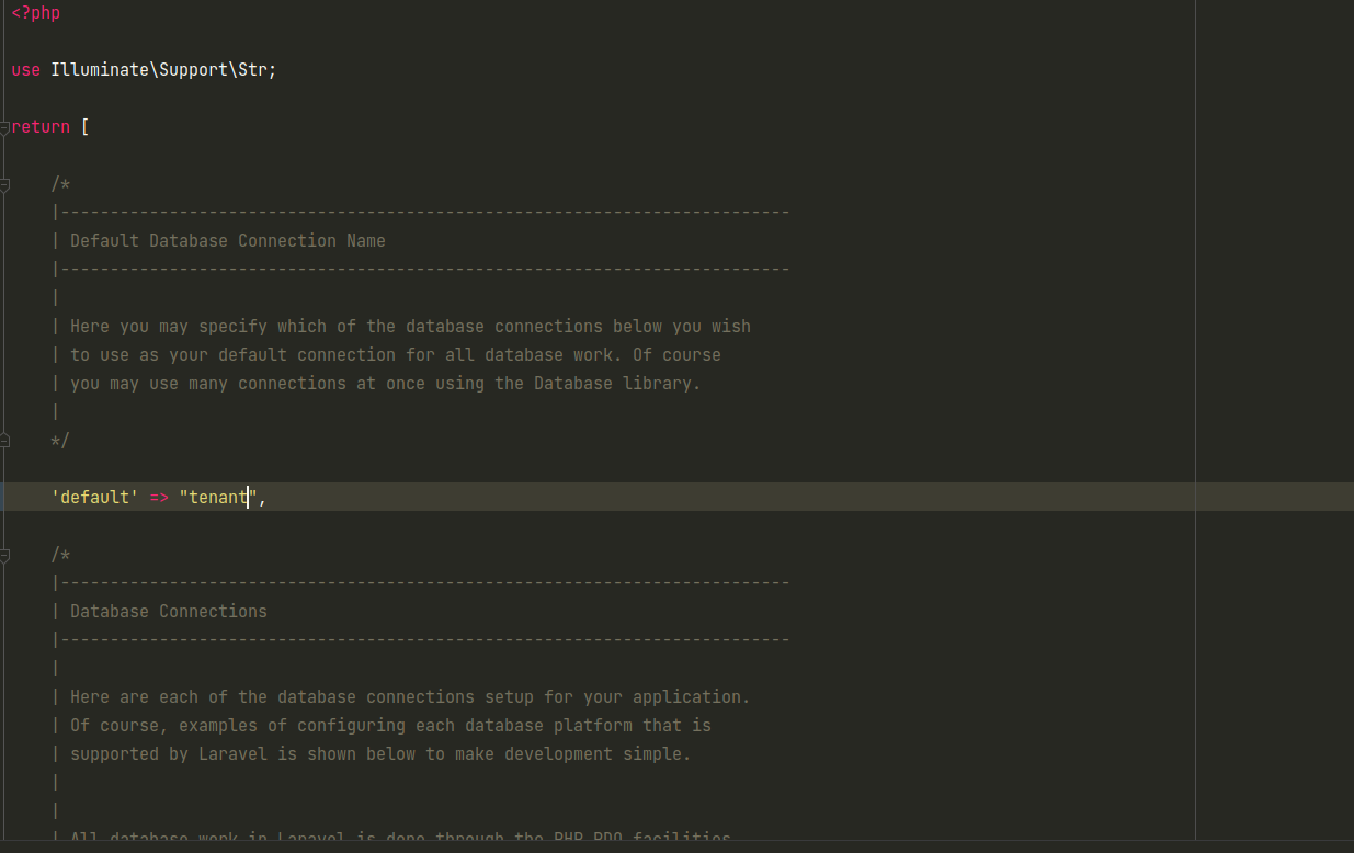 Database Not Selected For Landlord · Issue 289 · Spatie Laravel Multitenancy · Github
