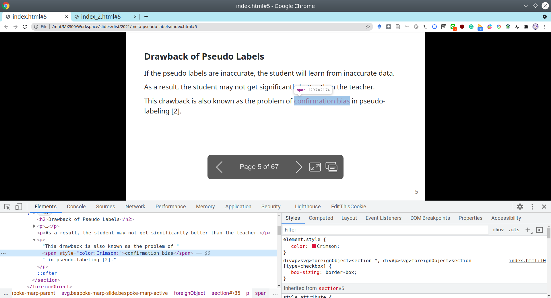 The inline CSS in Markdown is not work. · Issue #364 · marp-team/marp-cli · GitHub