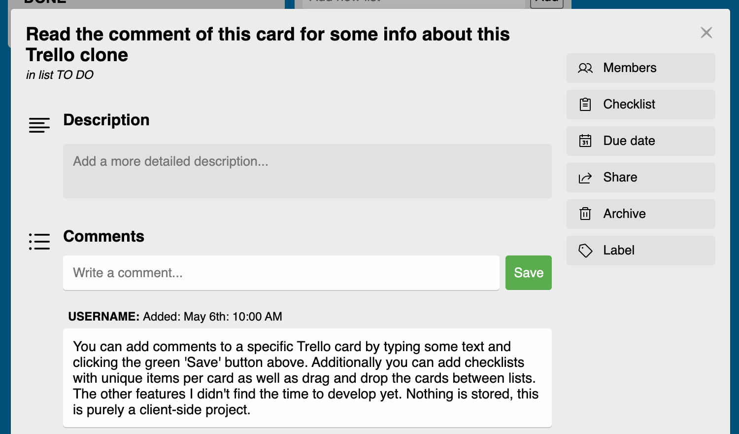 GitHub - ChaimTW/trello-clone: Study clone project of Trello