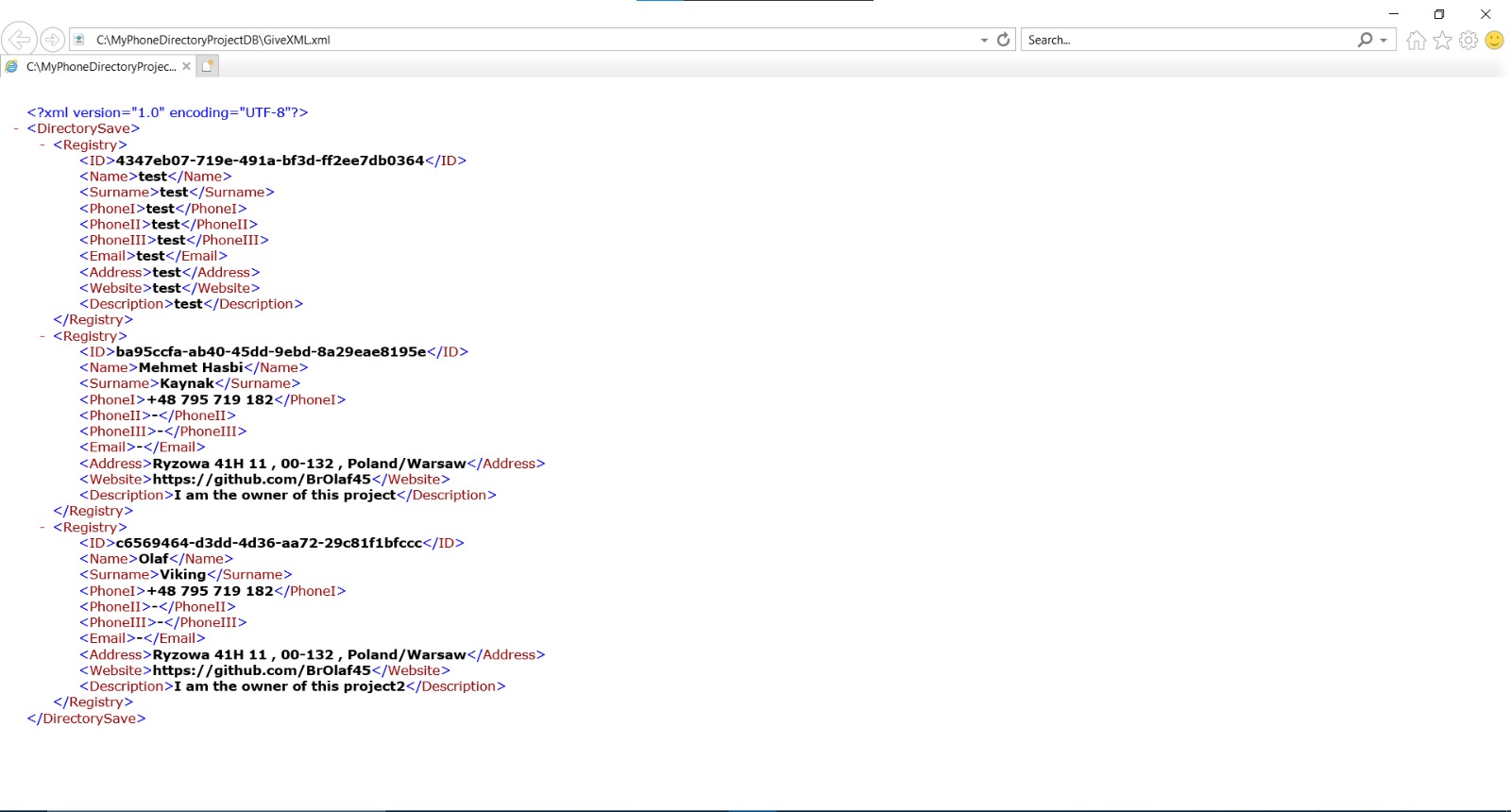 GitHub - hasbikaynak/PhoneBook: I am creating a "Phone Directory". This is my first big project ...