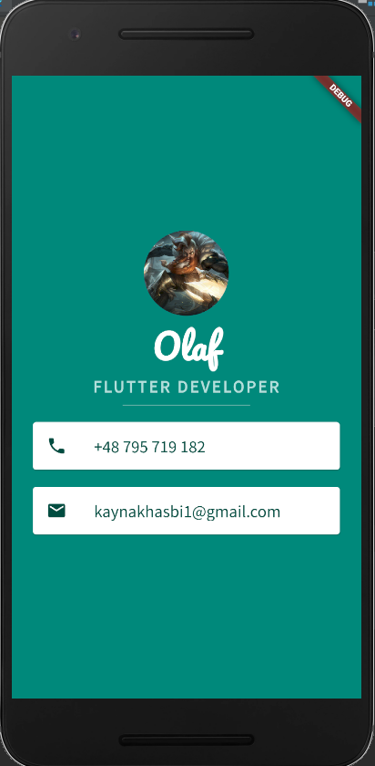 GitHub - hasbikaynak/mi_card_flutter: Here my goal was to understand layouts in flutter. You can ...