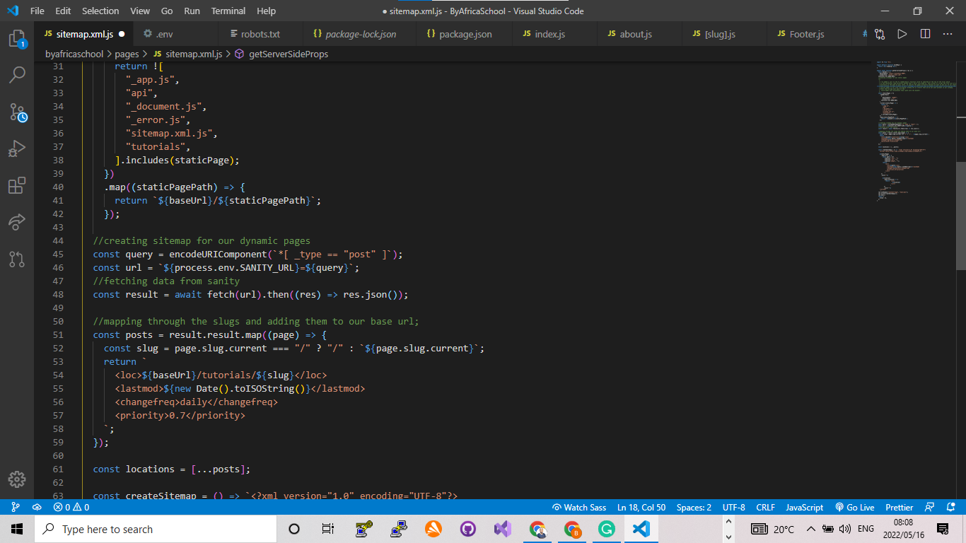 Dynamic sitemap with Next.js and Sanity · vercel next.js · Discussion #36934 · GitHub