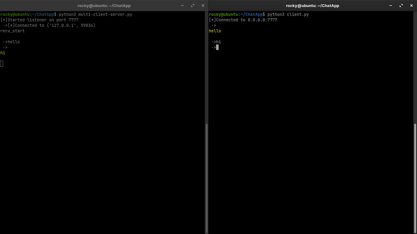 GitHub - r0ckYr/ChatApp: A simple multi client chat app in python