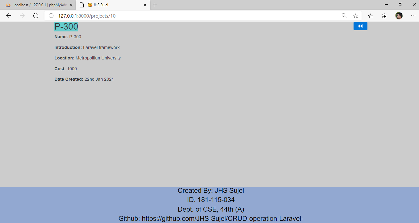 GitHub - JHS-Sujel/CRUD-operation-Laravel- GitHub - JHS-Sujel/CRUD-operation-Laravel-