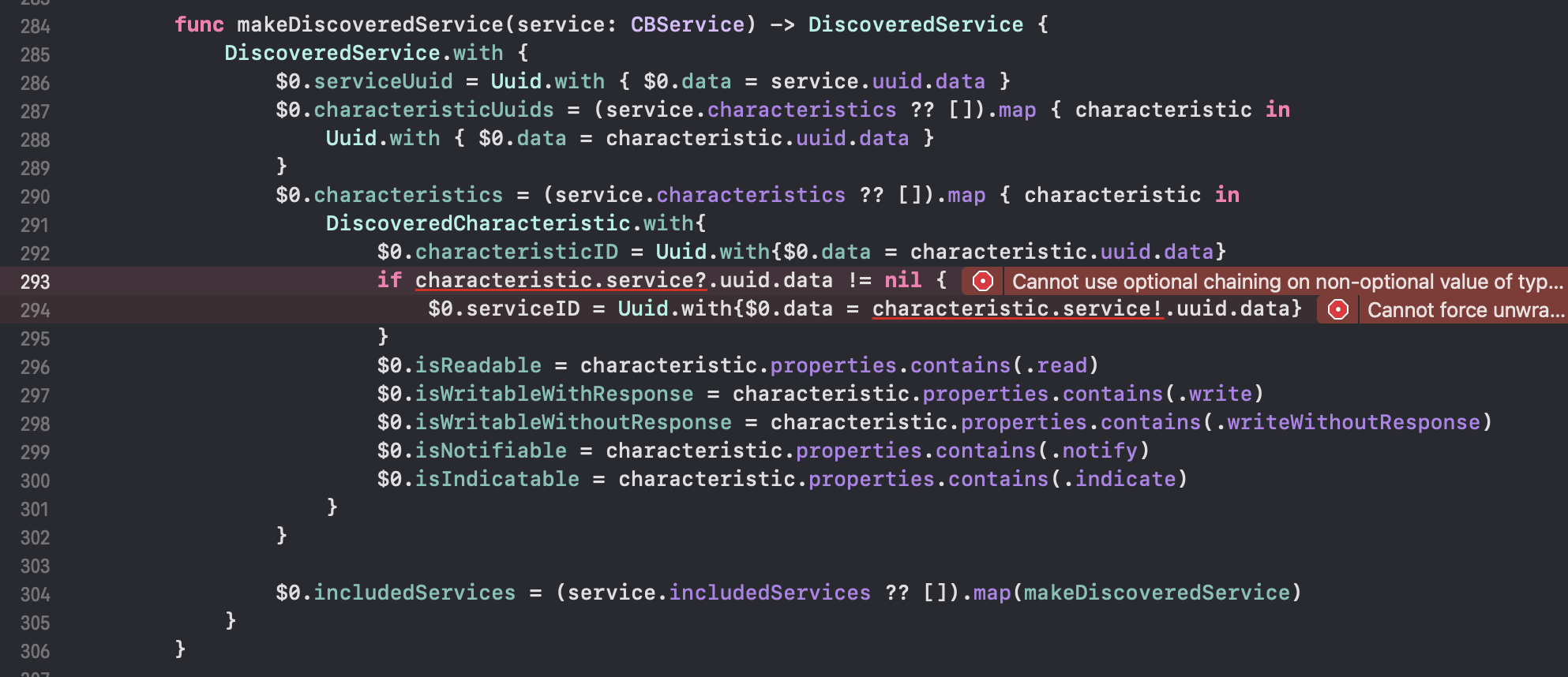 iOS - flutter_reactive_ble v5.0.2 not compiling on iOS without dependency overrides in pubspec ...