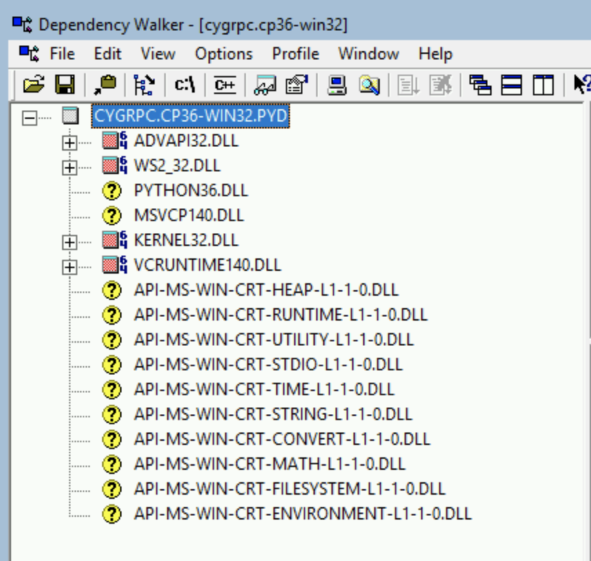 regression importing cygrpc grpc python 1.24.0 · Issue #20404 · grpc/grpc · GitHub