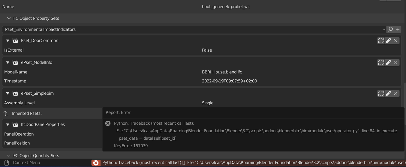 IfcDoorPanelProperties · Issue #2438 · IfcOpenShell/IfcOpenShell · GitHub