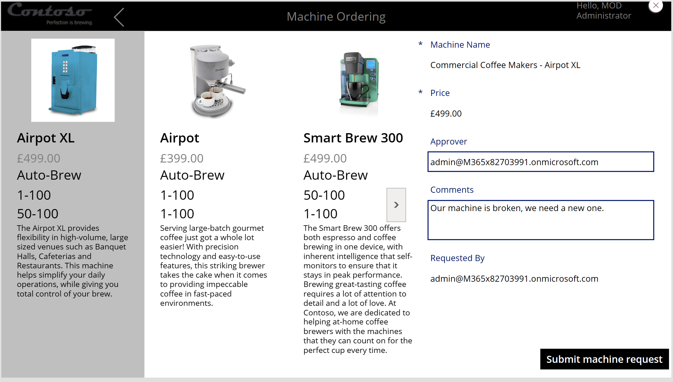 GitHub - AnetaBn/Coffee-machine-order: A PowerApp application to order coffee machine.
