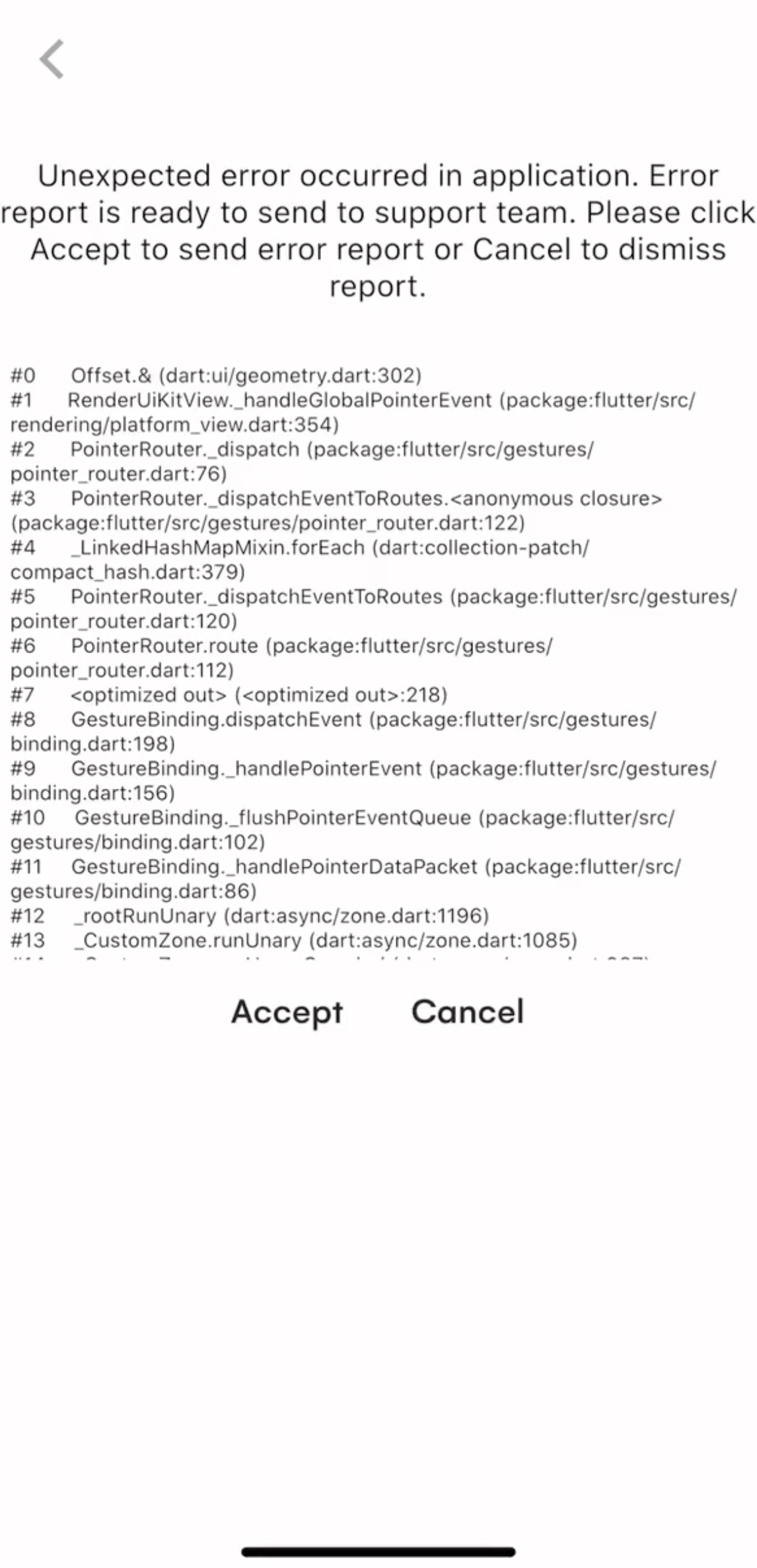 Google maps throwing Offset.& exception on ios on some devices · Issue ...