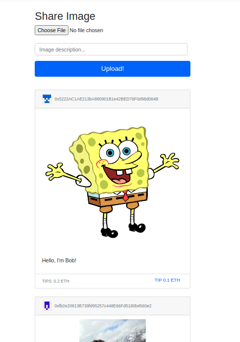GitHub - luizoamorim/decentragram: A social network builded on blockchain and ipfs environment