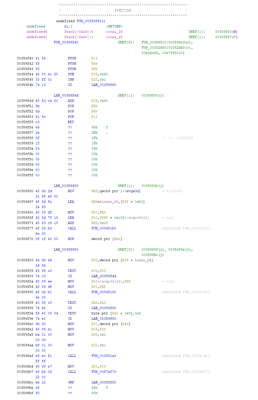 Stack references for functions using rsp to track stack frame · Issue ...