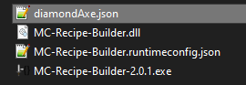 GitHub - catmandoe1/Minecraft-Recipe-Builder: Json recipe builder for ...