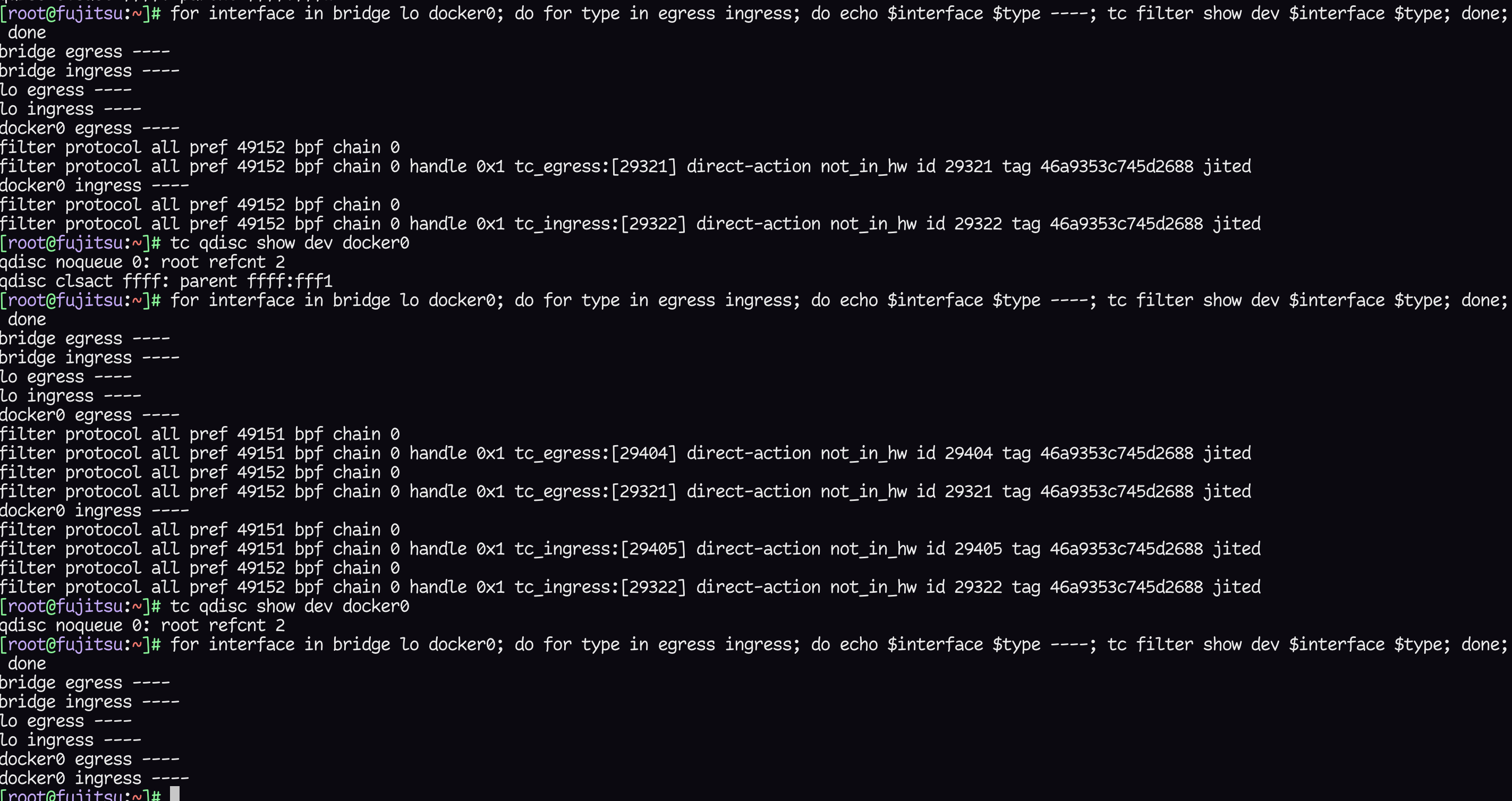 Entire clsact qdisc is purged when tc hook is destroyed · Issue #1828 · aquasecurity/tracee · GitHub
