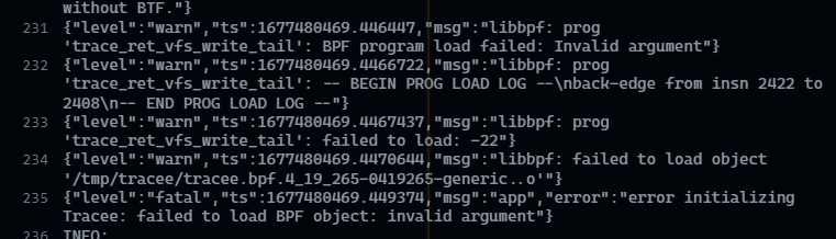 v4.19 non-core eBPF object is broken when compiled with clang-14 · Issue #2772 · aquasecurity ...
