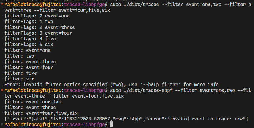 golang updates: updating dependencies to latest brakes --filter event ...